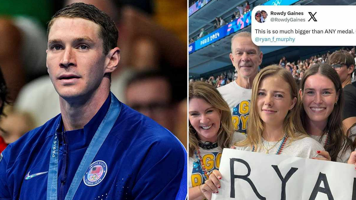 Swimmer Ryan Murphy Receives Heartwarming Surprise from Wife During ...