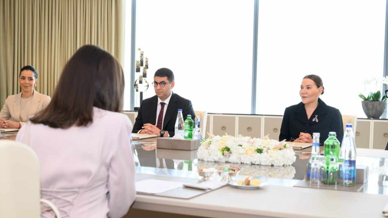 SAR la Princesse Lalla Hasnaa rencontre à Bakou S.E. Mme Mehriban Aliyeva, Première Dame de la ...