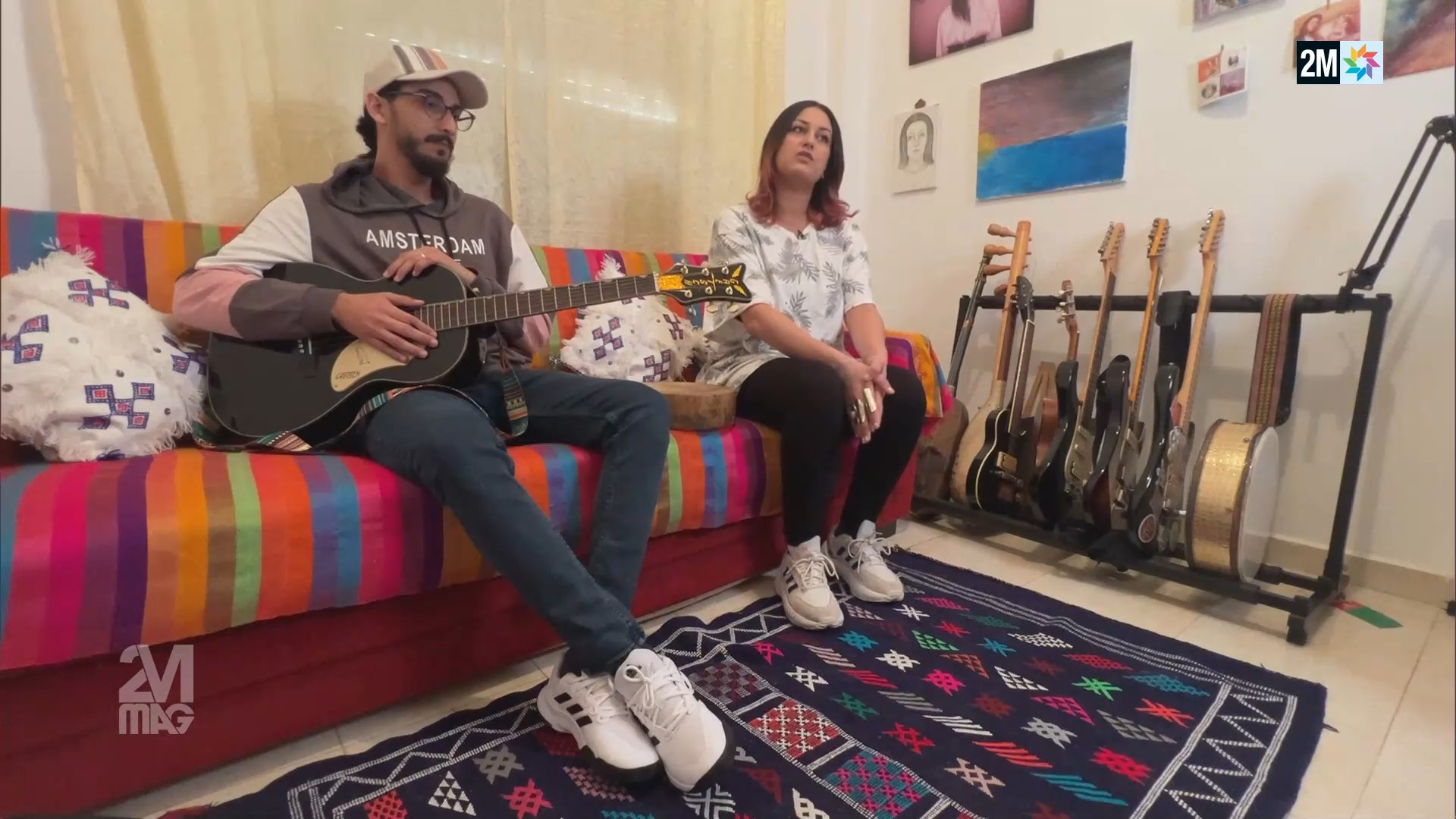 قمر منصور وجديدها الفني "يا البنية" في "2M Mag"...